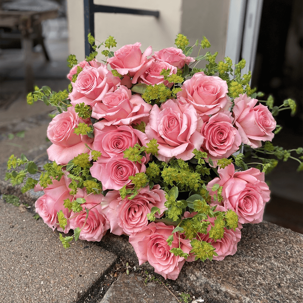 Buket med roser » Blomsterbinderiet Kongsbro